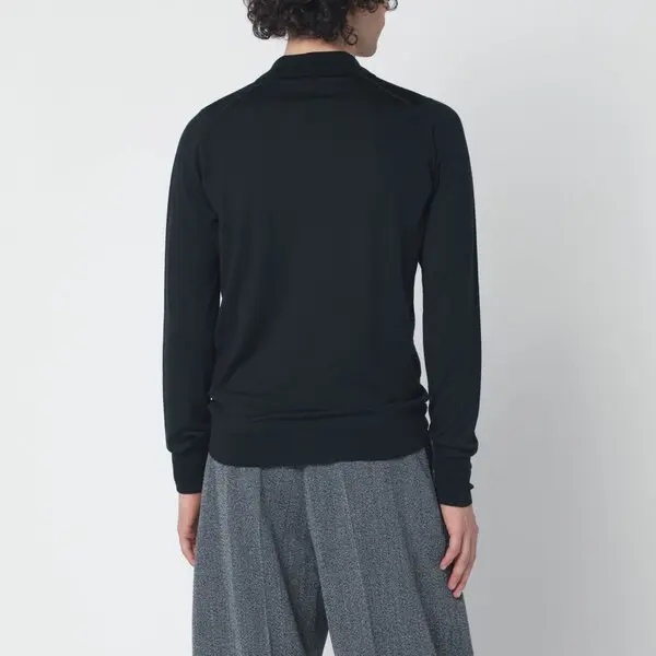 John Smedley Wool Polo Shirt
