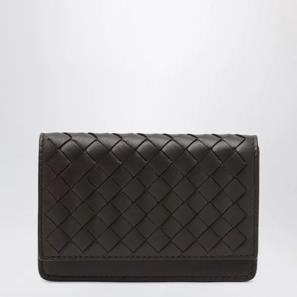 Bottega Veneta Small Fondente Intrecciato Continental Wallet - Brown
