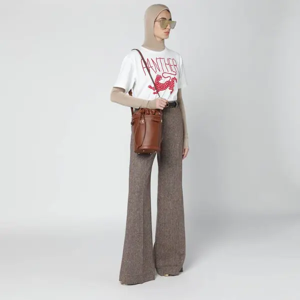Valentino Garavani Vlogo Signature Bucket Bag - Brown
