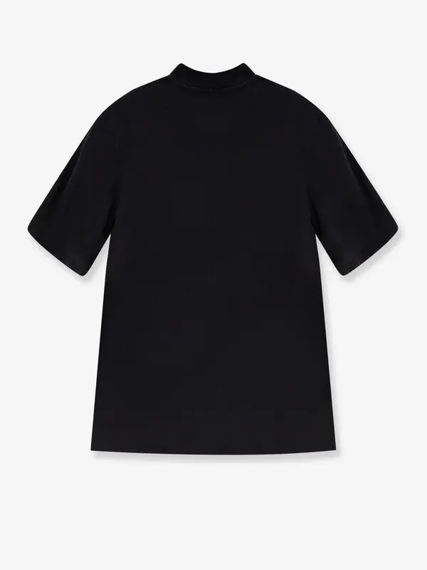 Attico Cotton T-shirt With Embroidered Logo