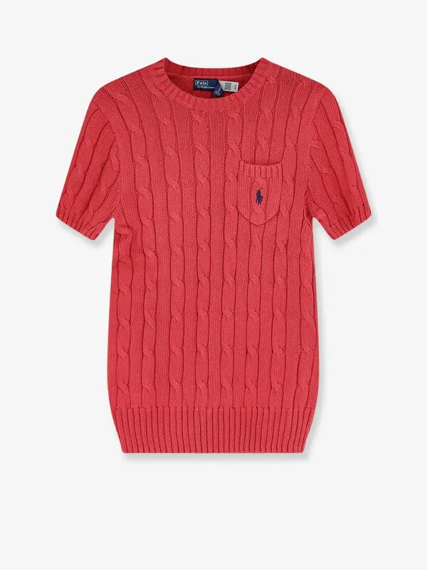 Polo Ralph Lauren Cotton Cable-knit Sweater With Logo