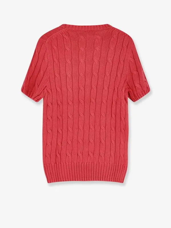 Polo Ralph Lauren Cotton Cable-knit Sweater With Logo