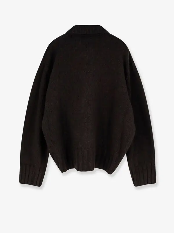 Attico Virgin Wool And Cashmere Blend Cardigan