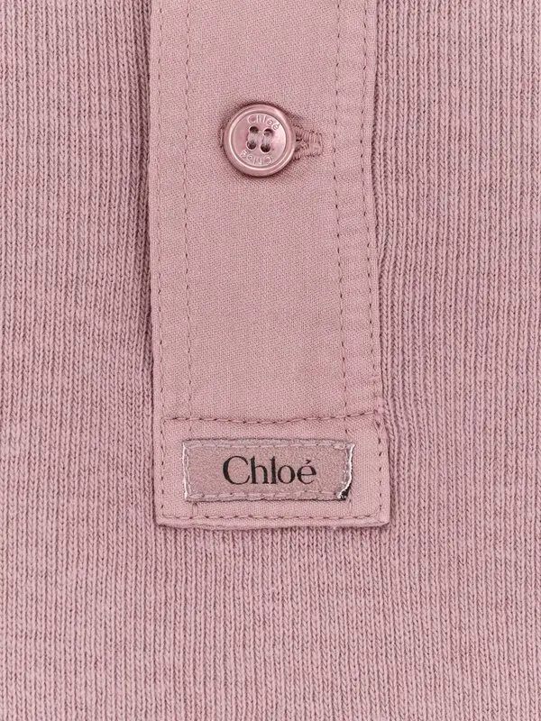 Chloé Ribbed Cotton T-shirt