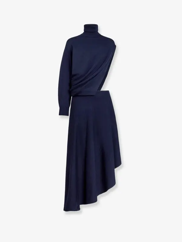 Alaïa Cutout Virgin Wool Dress
