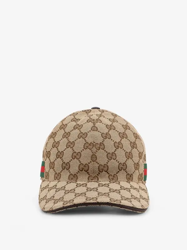 Gucci Gg Fabric Baseball Cap - Beige