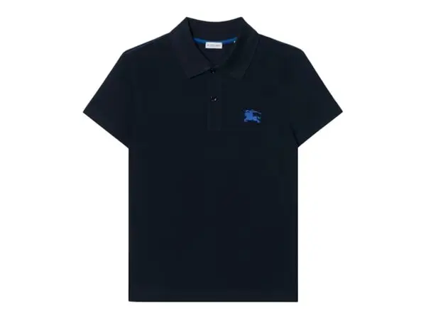 Burberry Embroidered Logo Polo Shirt 80914231 - Navy/blue