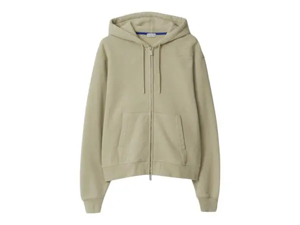 Burberry Embroidered Zip-up Hoodie 80946161
