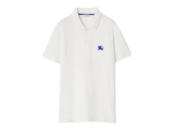 Burberry Embroidered Logo Polo Shirt 80849341 - White/blue