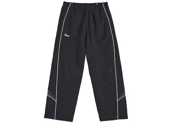Supreme Contrast Piping Track Pant - Black