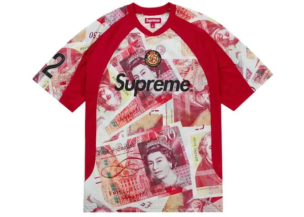 Supreme Pounds Soccer Jersey - Red