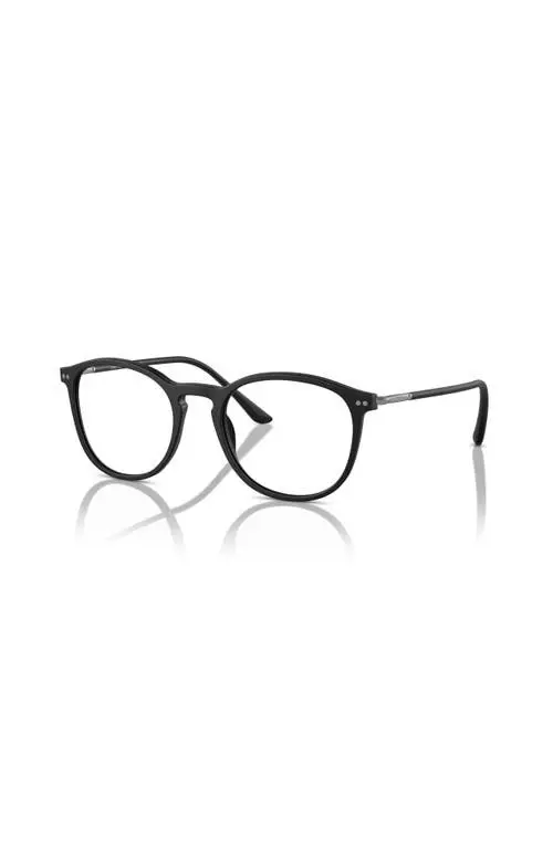 Giorgio Armani 52mm Phantos Optical Glasses - Black
