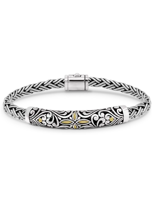 DEVATA Bali Filigree Bracelet - Silver