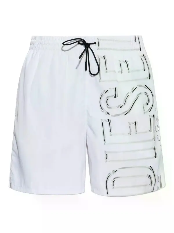 DIESEL® Logo Swim Shorts - White