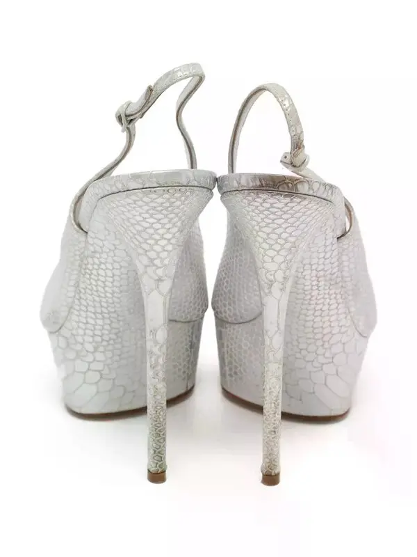 Casadei Platform Peep-toe Stiletto Sandals