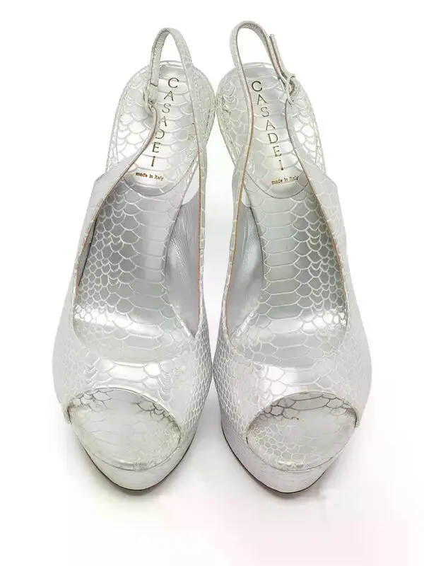 Casadei Platform Peep-toe Stiletto Sandals
