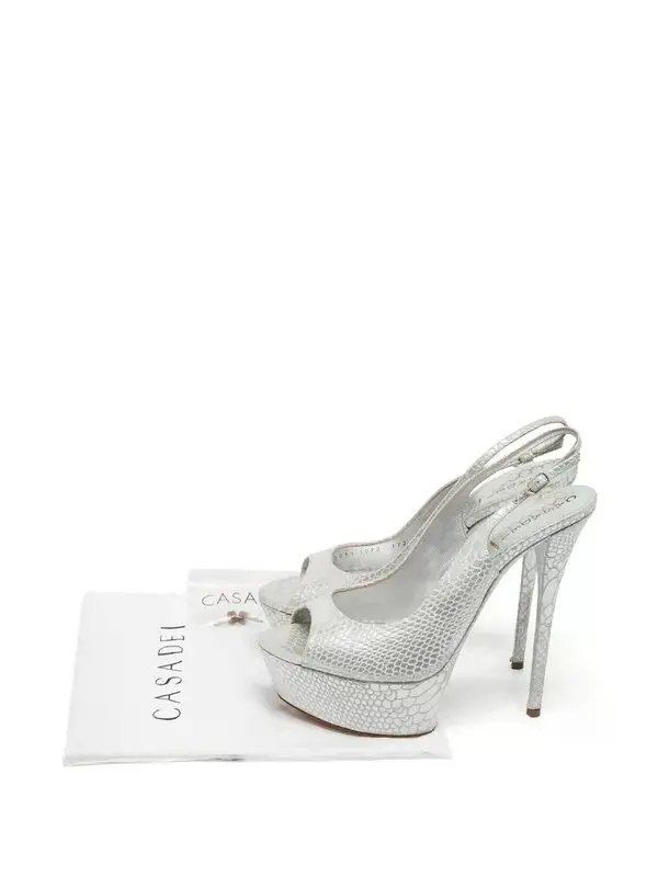 Casadei Platform Peep-toe Stiletto Sandals