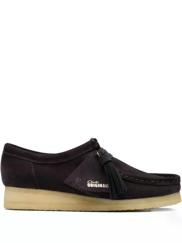 Clarks Wallabee Tassel Derby Shoes - Brown