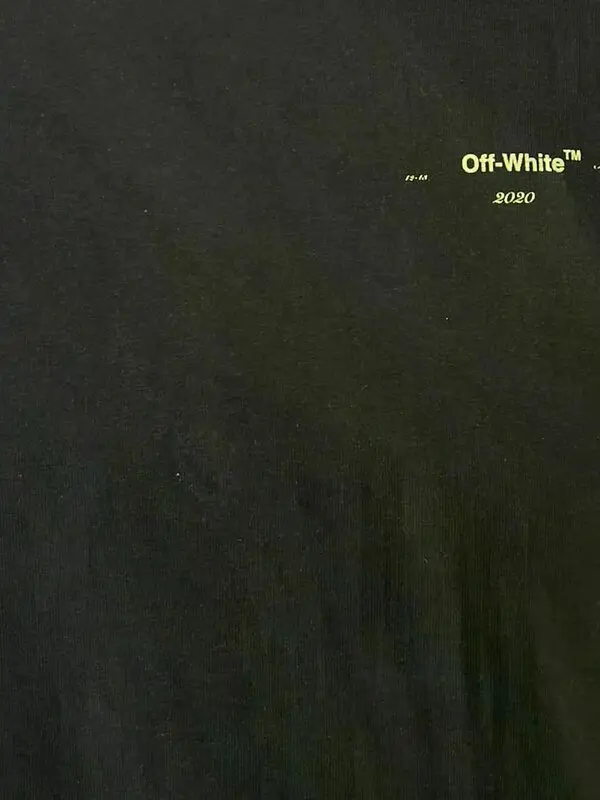 Off-White Cotton Logo-detail T-shirt - Black