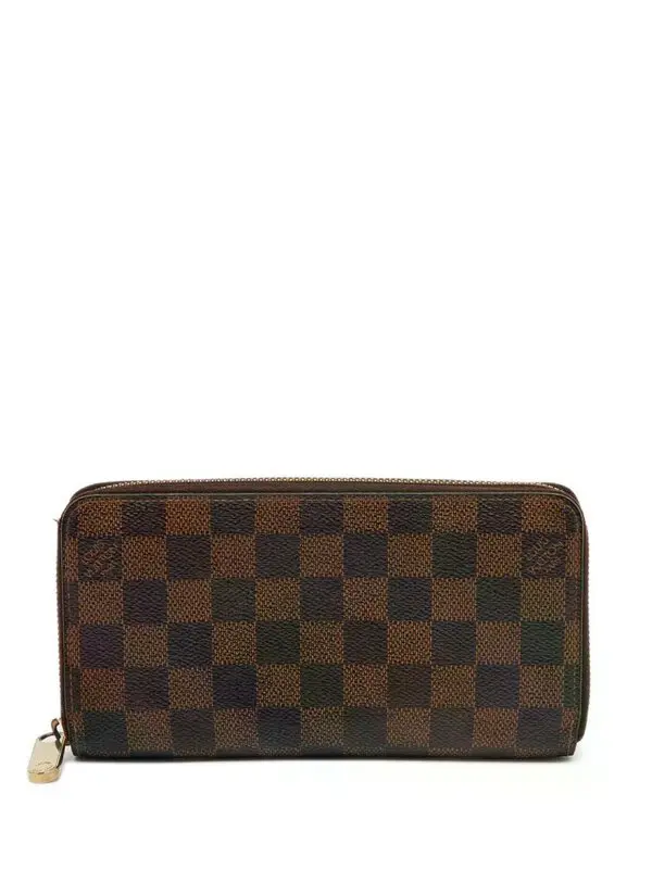 LOUIS VUITTON 2011 Damier Ebene Wallet - Brown