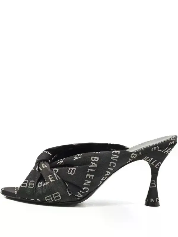 Balenciaga Logo-print Knot Mules