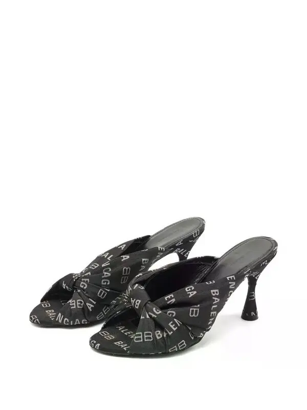 Balenciaga Logo-print Knot Mules