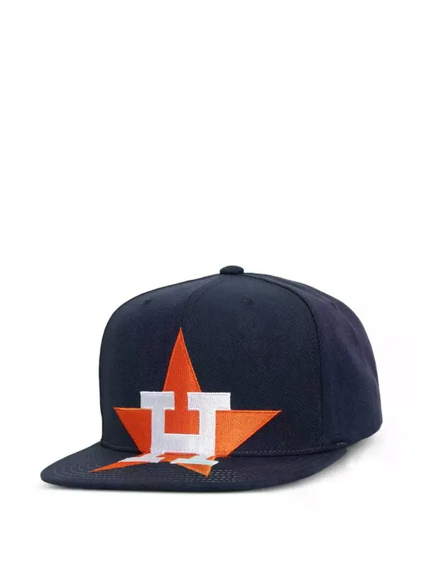 Mitchell & Ness Mlb Xi Logo Cooperstown Houston Astros Baseball Cap - Blue