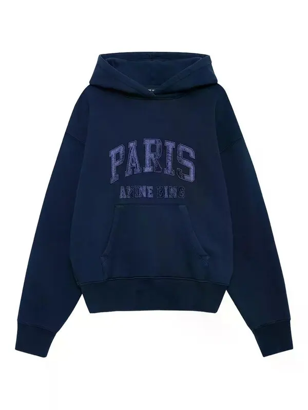 ANINE BING Appliqué-detail Hoodie