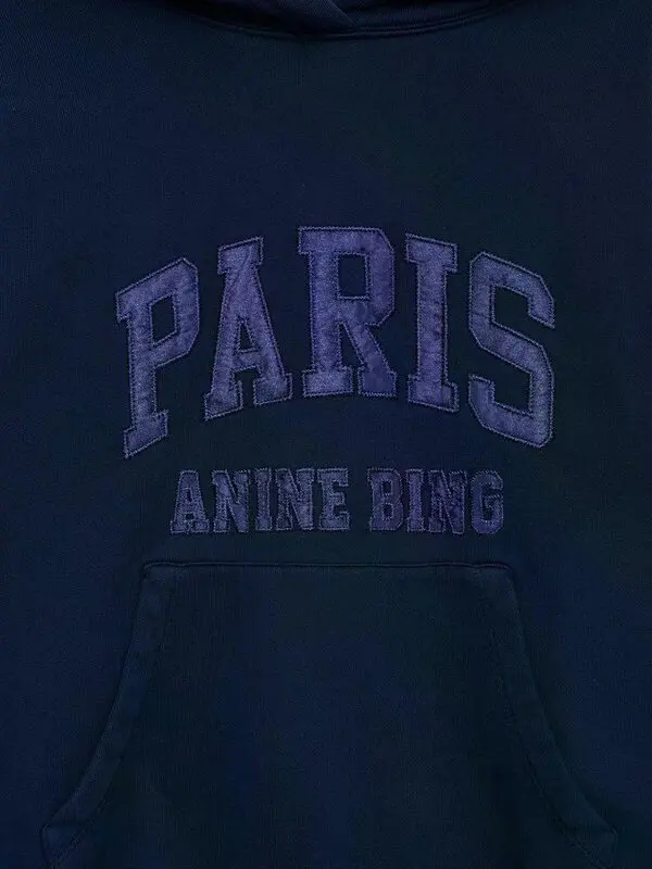 ANINE BING Appliqué-detail Hoodie
