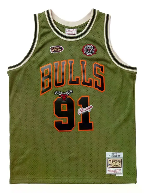 Mitchell & Ness Swingman Chicago Bulls Dennis Rodman 1997-98 Jersey Tank Top - Green