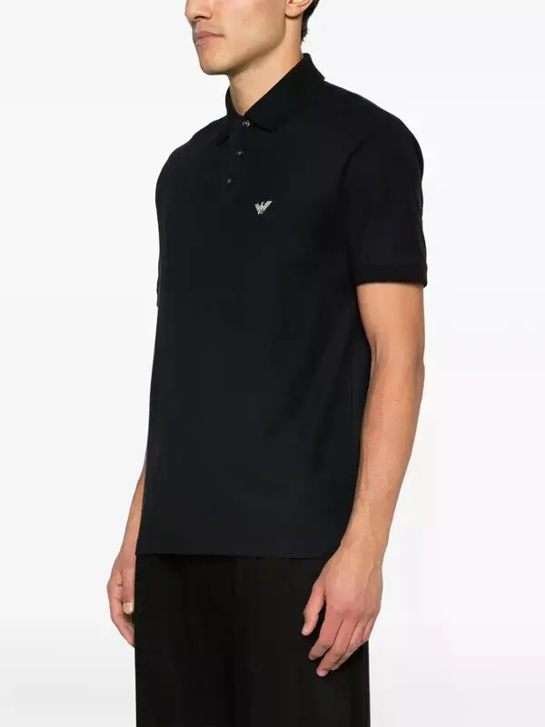 Emporio Armani Logo-embroidered Polo Shirt