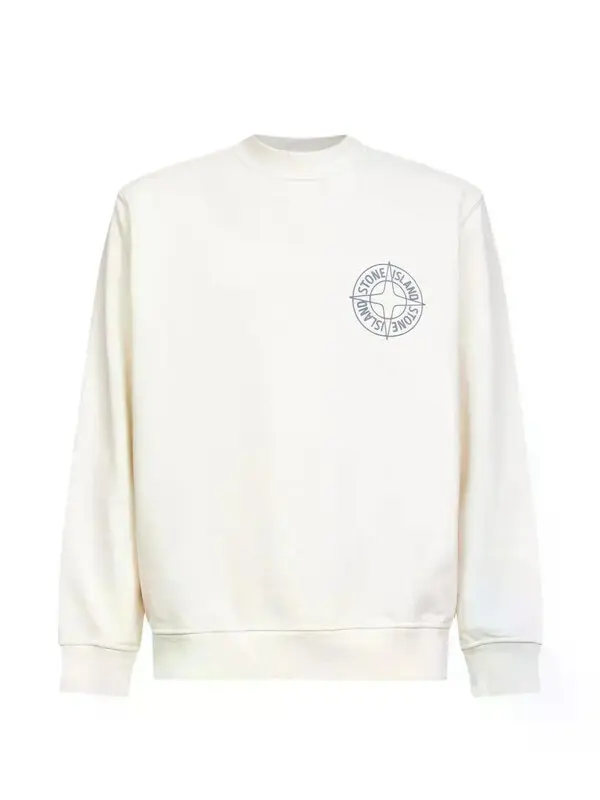 Stone Island Embossed Logo Sweatshirt - Neutrals