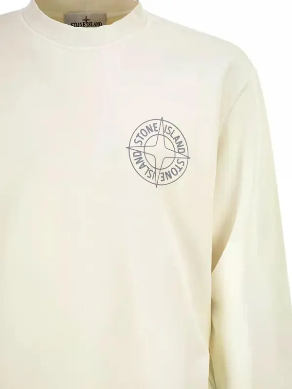Stone Island Embossed Logo Sweatshirt - Neutrals