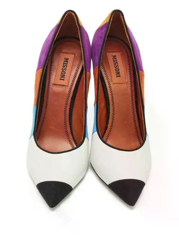 Missoni Colourblock Pointed-toe Pumps