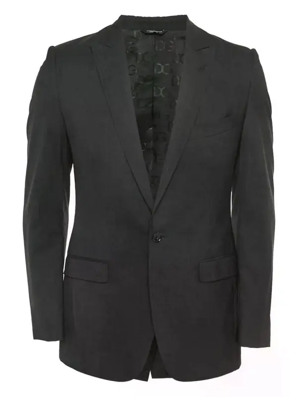Dolce & Gabbana Tailored Single-breasted Blazer - Black
