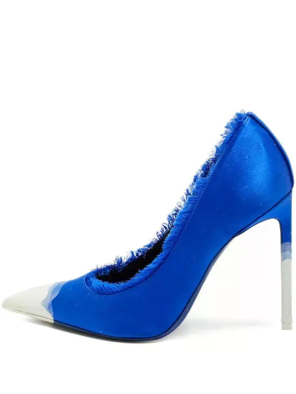 TOM FORD Fringed Pointed Stiletto Heels - Blue
