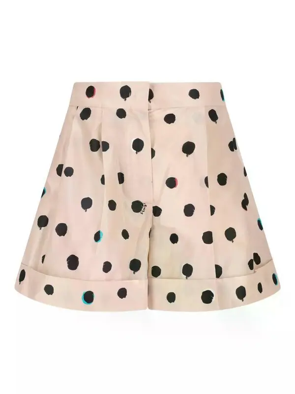 Fendi Pleated Shorts - Pink