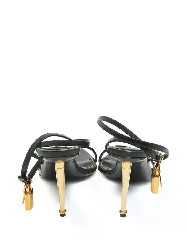 TOM FORD Padlock Leather Sandals