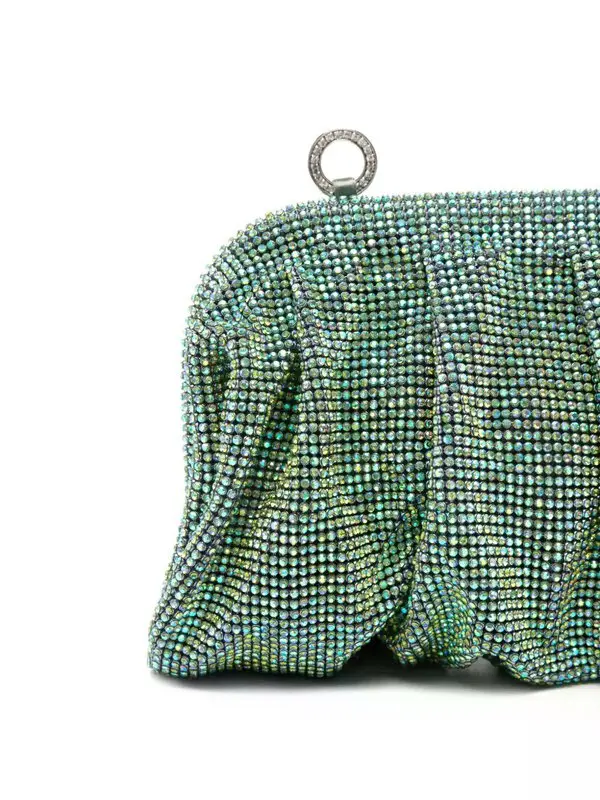 Benedetta Bruzziches Venus La Petite Embellished Clutch - Green