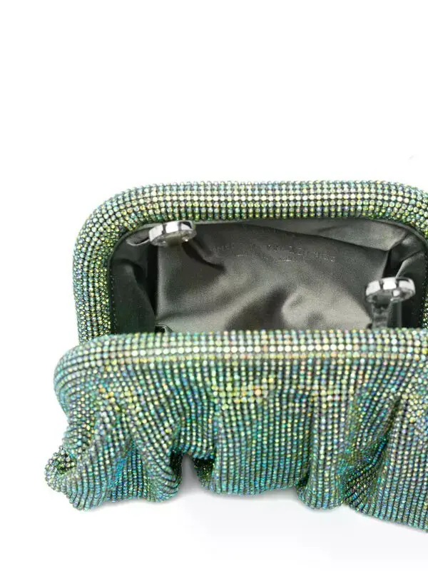 Benedetta Bruzziches Venus La Petite Embellished Clutch - Green