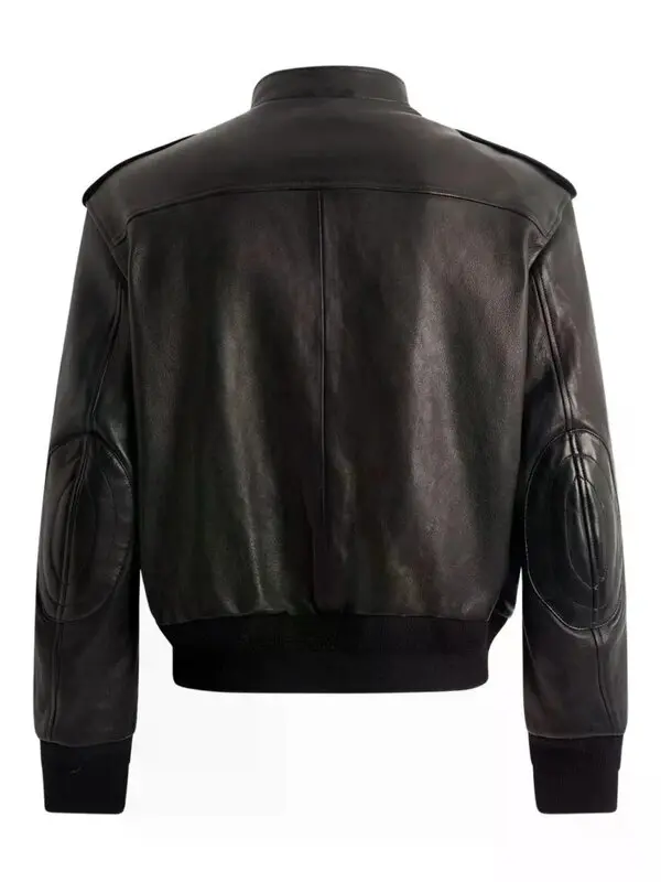 Bally Epaulettes Flap-pockets Leather Jacket