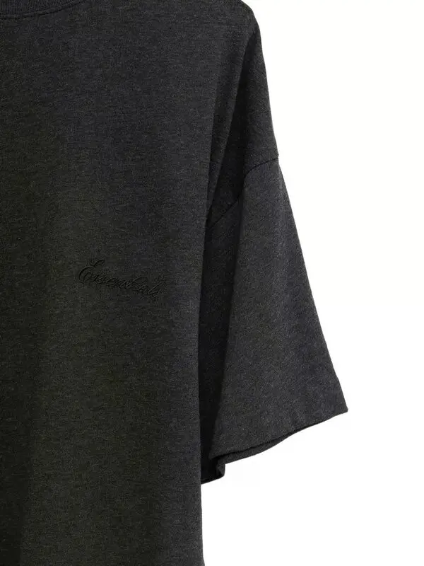 Fear Of God Embroidered-logo T-shirt - Black