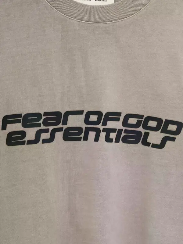 Fear Of God 90s Logo-print T-shirt - Neutrals