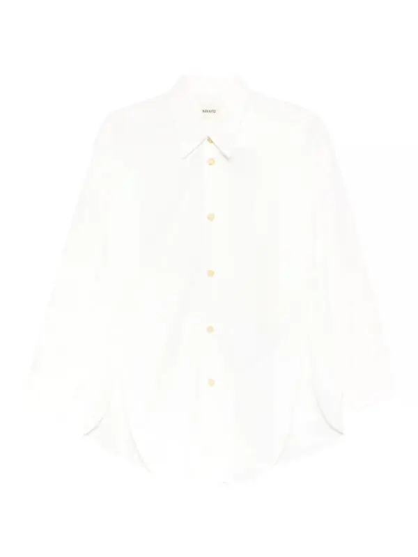 Khaite Goya Button Shirt - White