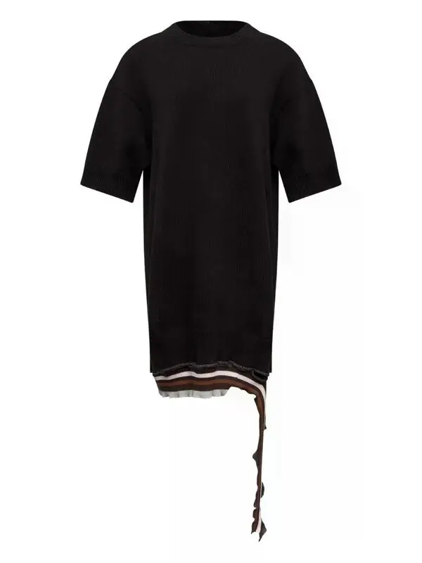 MAISON MARGIELA Distressed Knitted Mini Dress