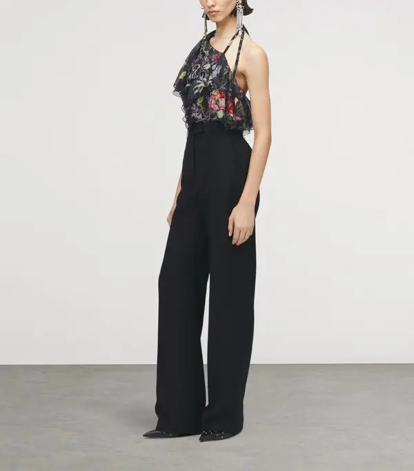 Alexander McQueen Wool High-waisted Trousers