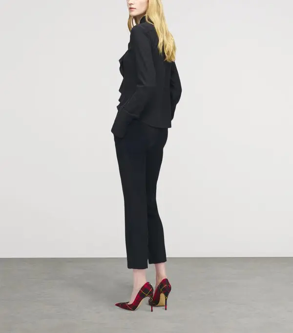 Alexander McQueen Cotton Ruffled Shirt - Black