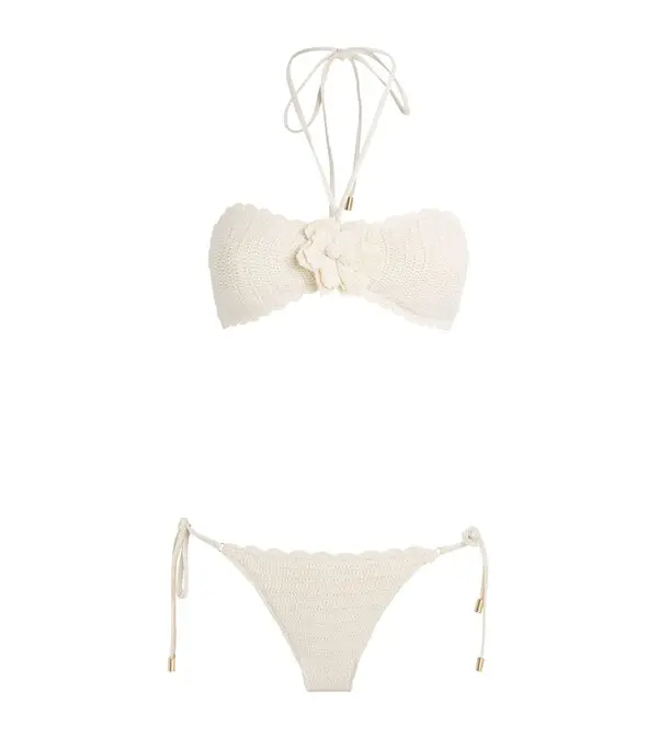 Zimmermann Crochet Awaken Bikini - Ivory