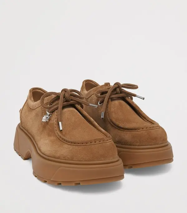 Alexander McQueen Suede Rover Derby Shoes