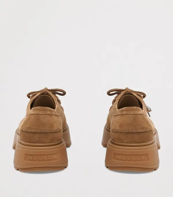 Alexander McQueen Suede Rover Derby Shoes